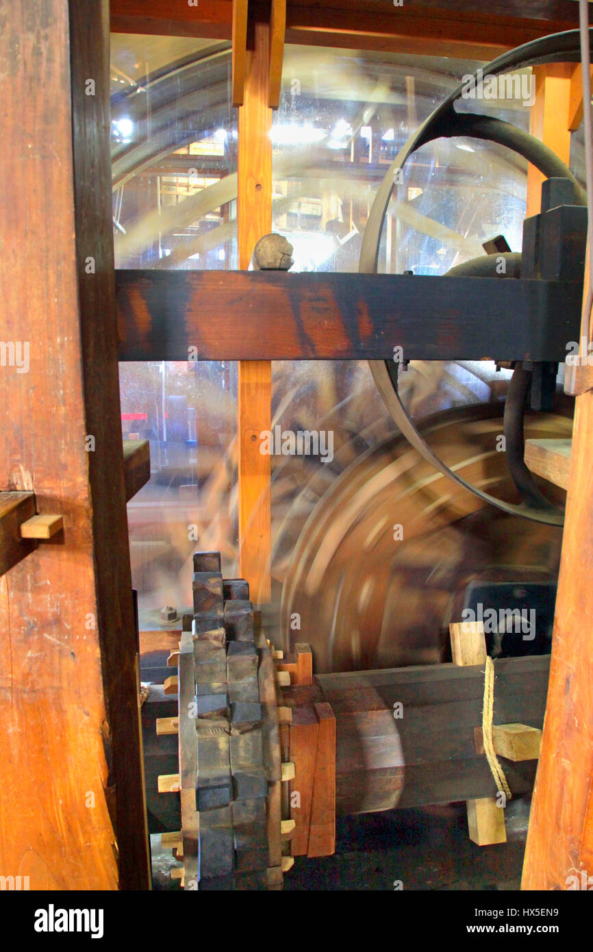 Historical watermill interior hi-res stock photography and images - Alamy