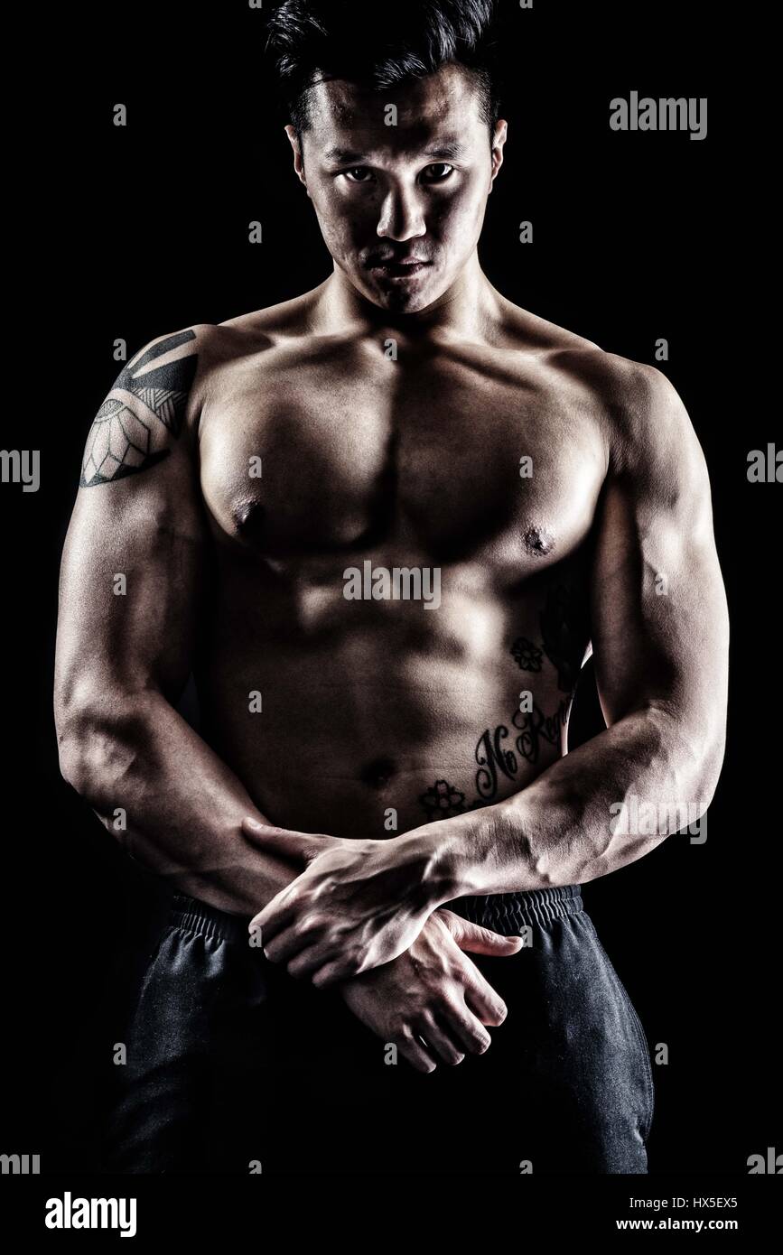 Asian man tattoos hi-res stock photography and images - Alamy