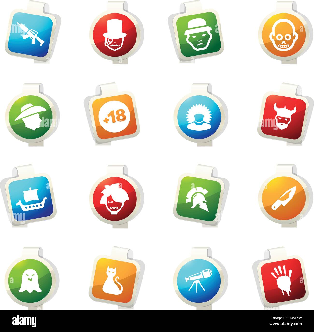 Historical sites Stock Vector Images - Alamy