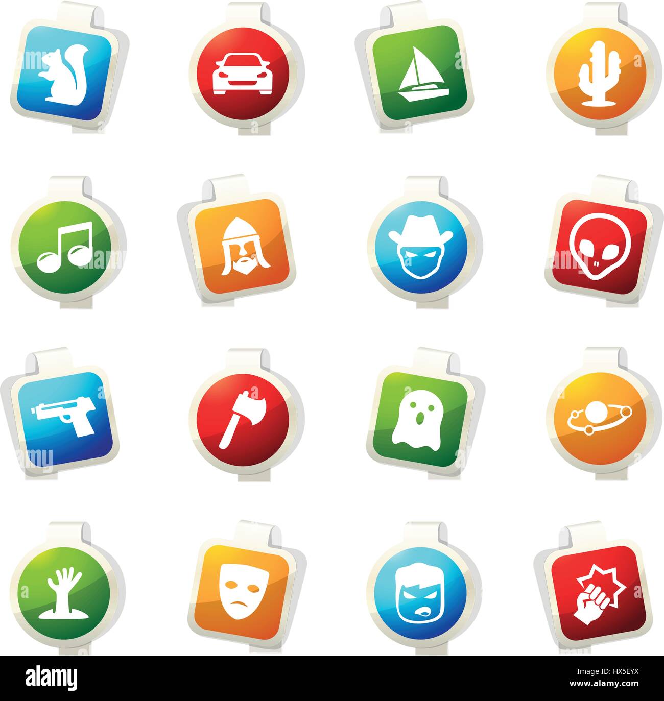 Historical sites Stock Vector Images - Alamy