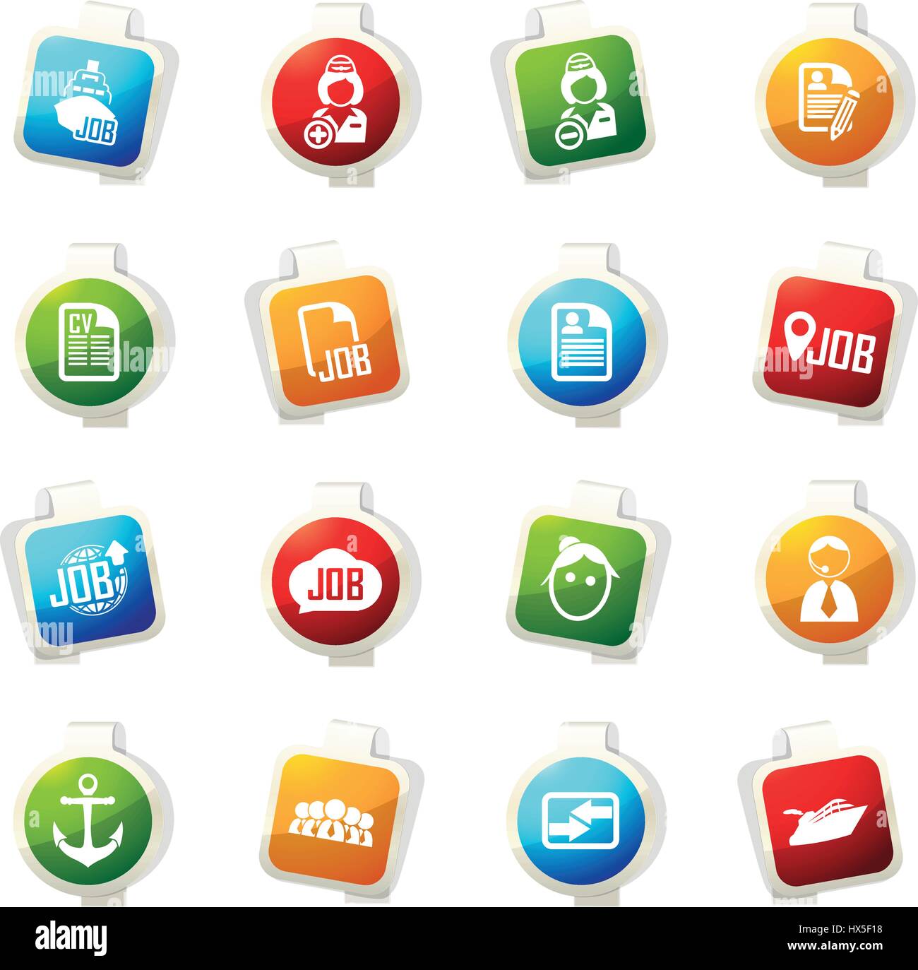Crane attendant Stock Vector Images - Alamy