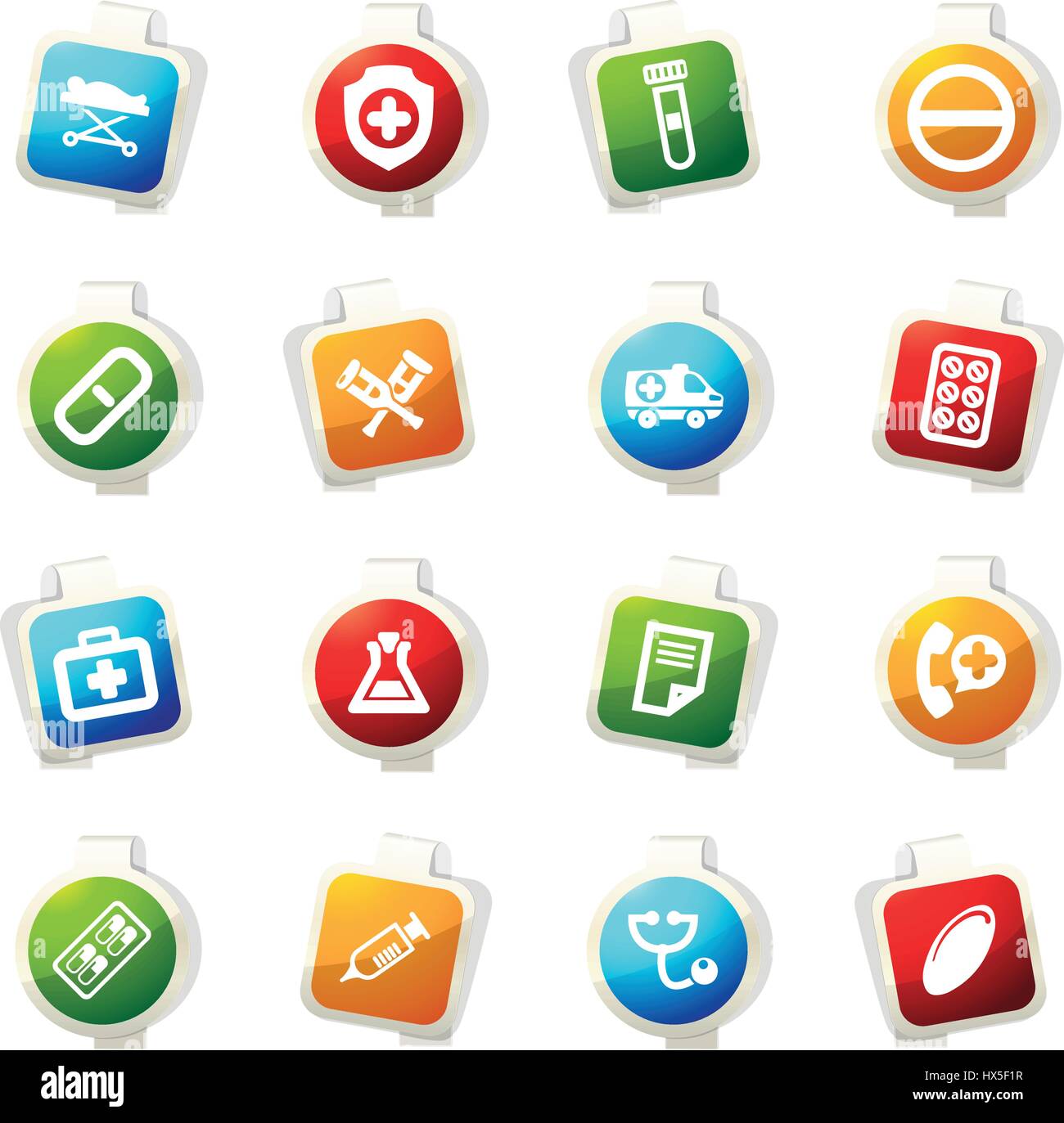 Health interfaces Stock Vector Images - Alamy