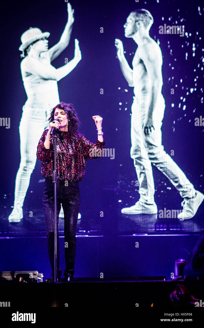 Assago, Italy. 24th Mar, 2017. The Italian pop singer and song-writer ...