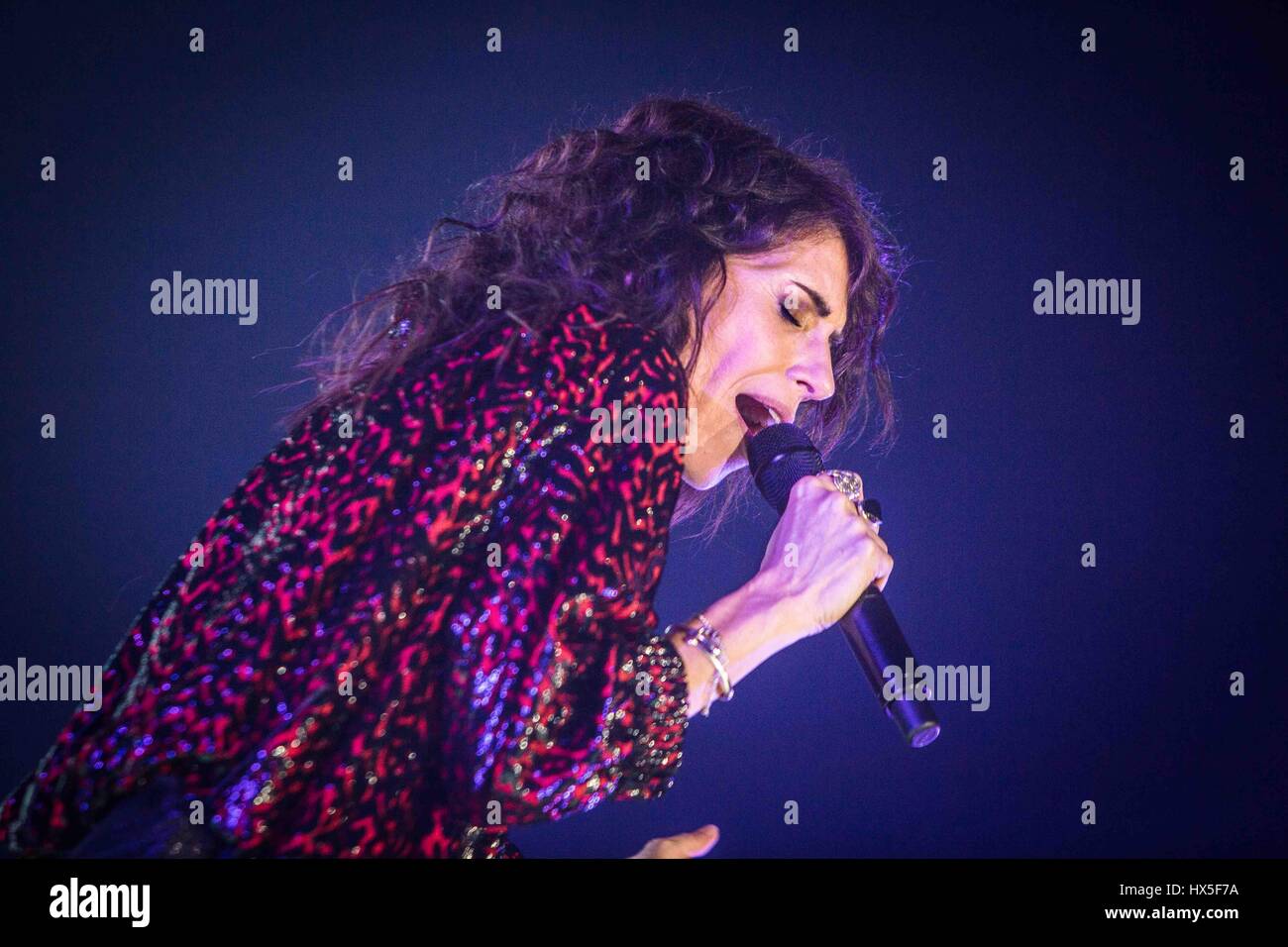 Assago, Italy. 24th Mar, 2017. The Italian pop singer and song-writer ...