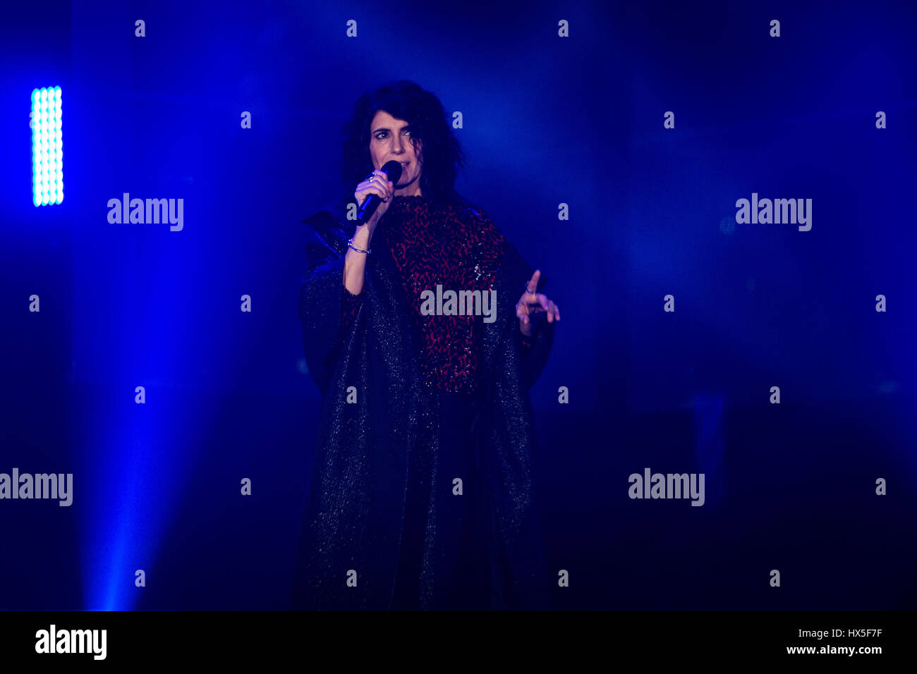 Assago, Italy. 24th Mar, 2017. The Italian pop singer and song-writer ...