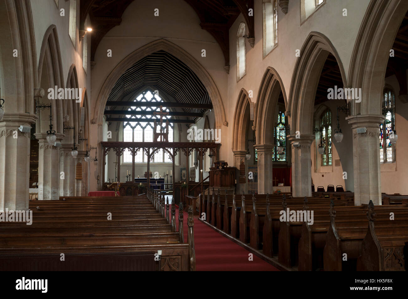 St. Nicholas Church, Dersingham, Norfolk, England, UK Stock Photo - Alamy
