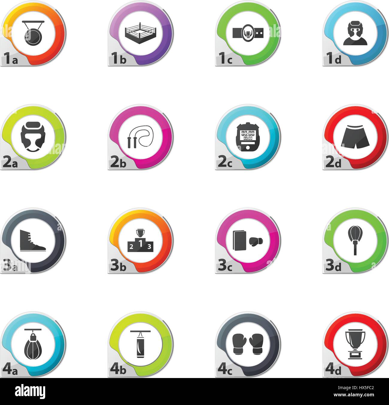 Driving range icons Stock Vector Images - Alamy