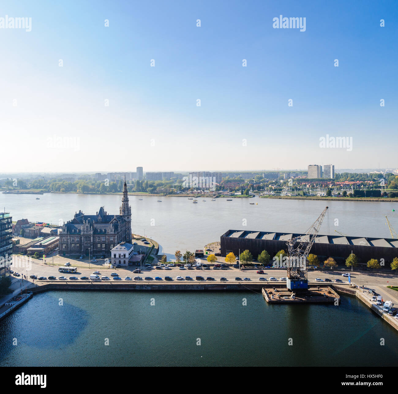 Antwerp aerial hi-res stock photography and images - Alamy