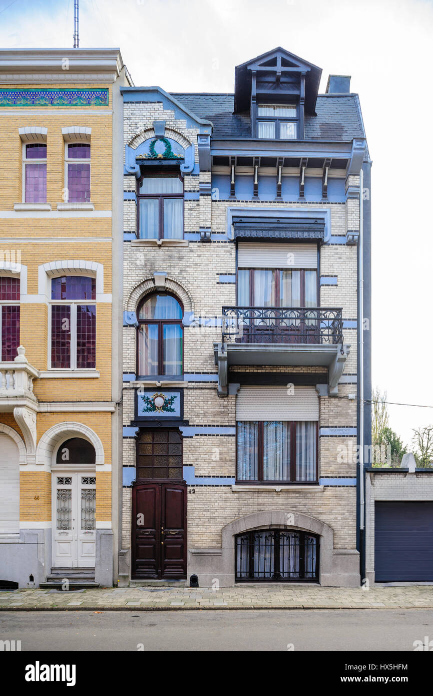 Belgium, Antwerp, Zurenborg, Transvaalstraat 42 Stock Photo - Alamy