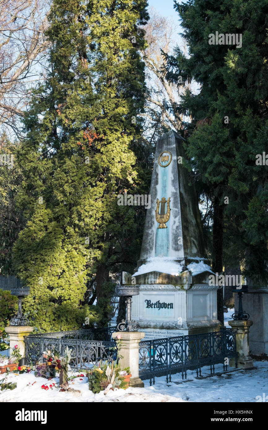 Beethoven Zentralfriedhof Cemetery High Resolution Stock Photography ...