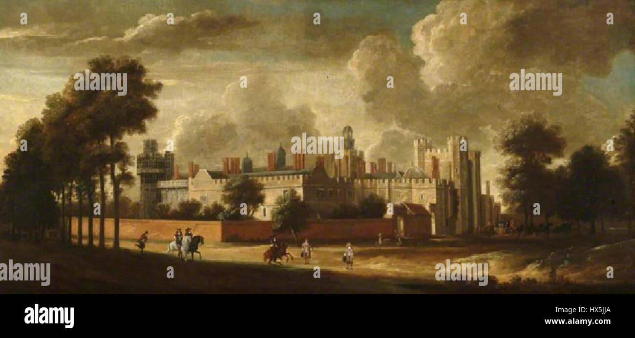 Nonsuch Palace from the North East Stock Photo - Alamy