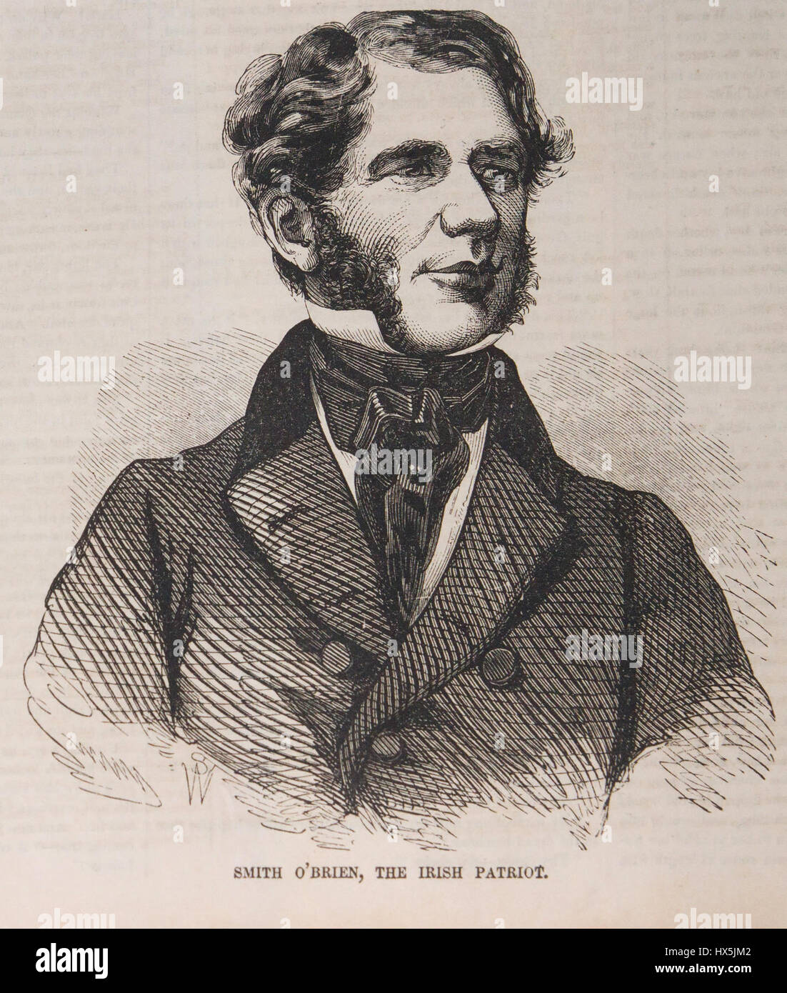 Smith O'Brien, The Irish Patriot Stock Photo - Alamy