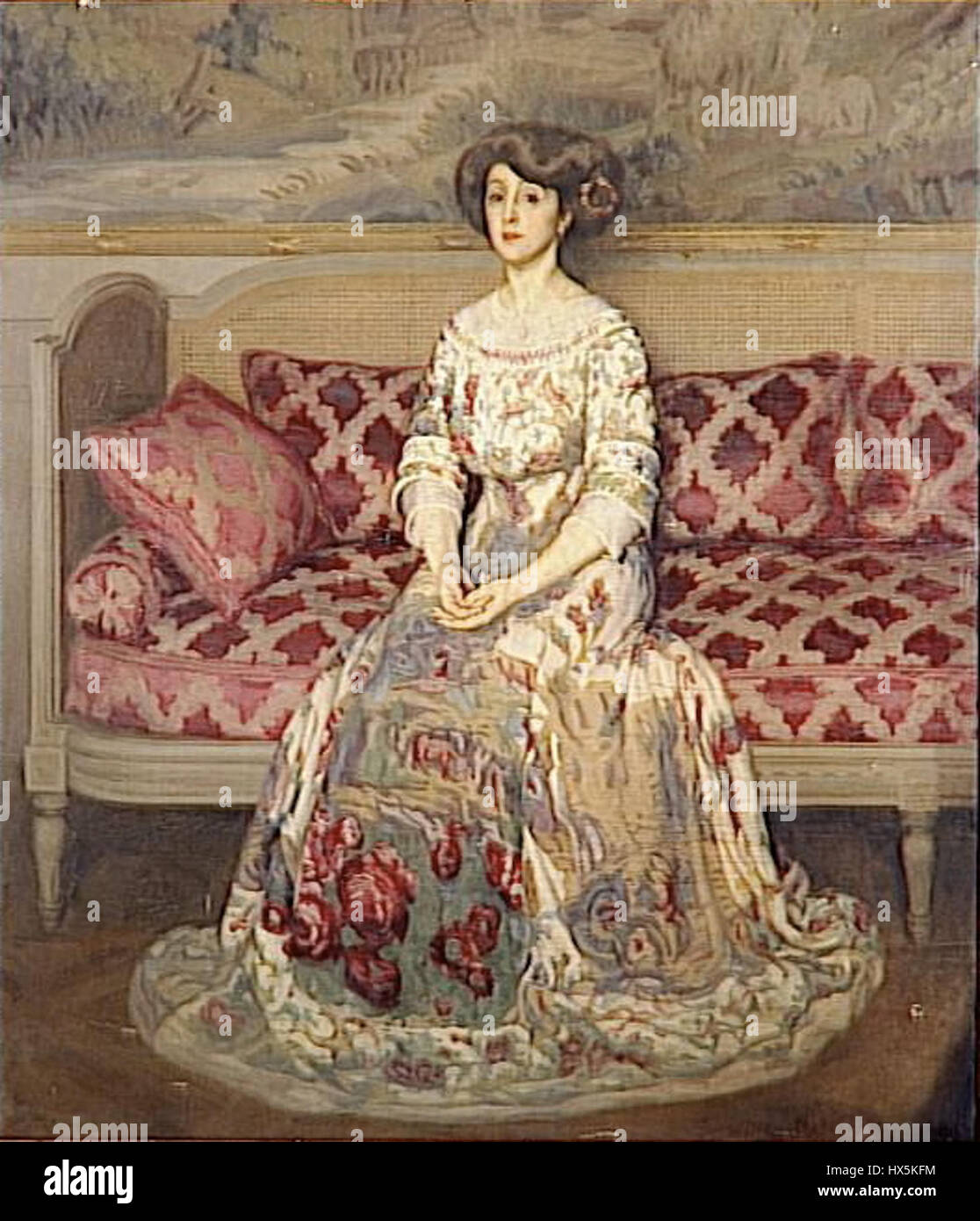 Mme Edmond Rostand, nC3A9e Rosemonde GC3A9rard Stock Photo - Alamy