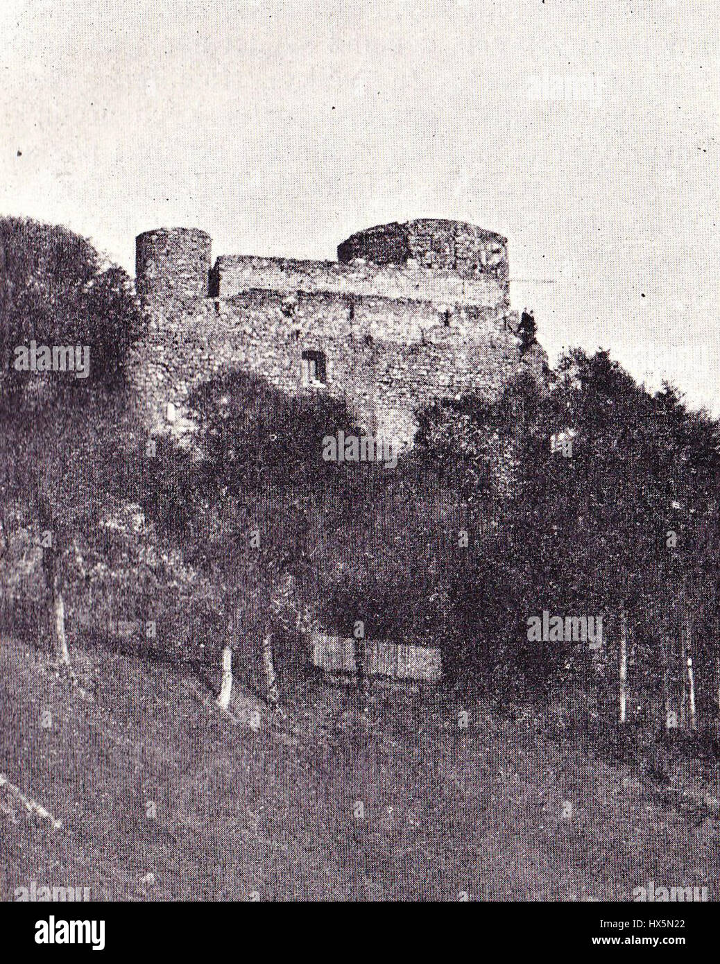 'Novy hrad u Adamova' is a depiction of the New Castle near Adamov, a ...