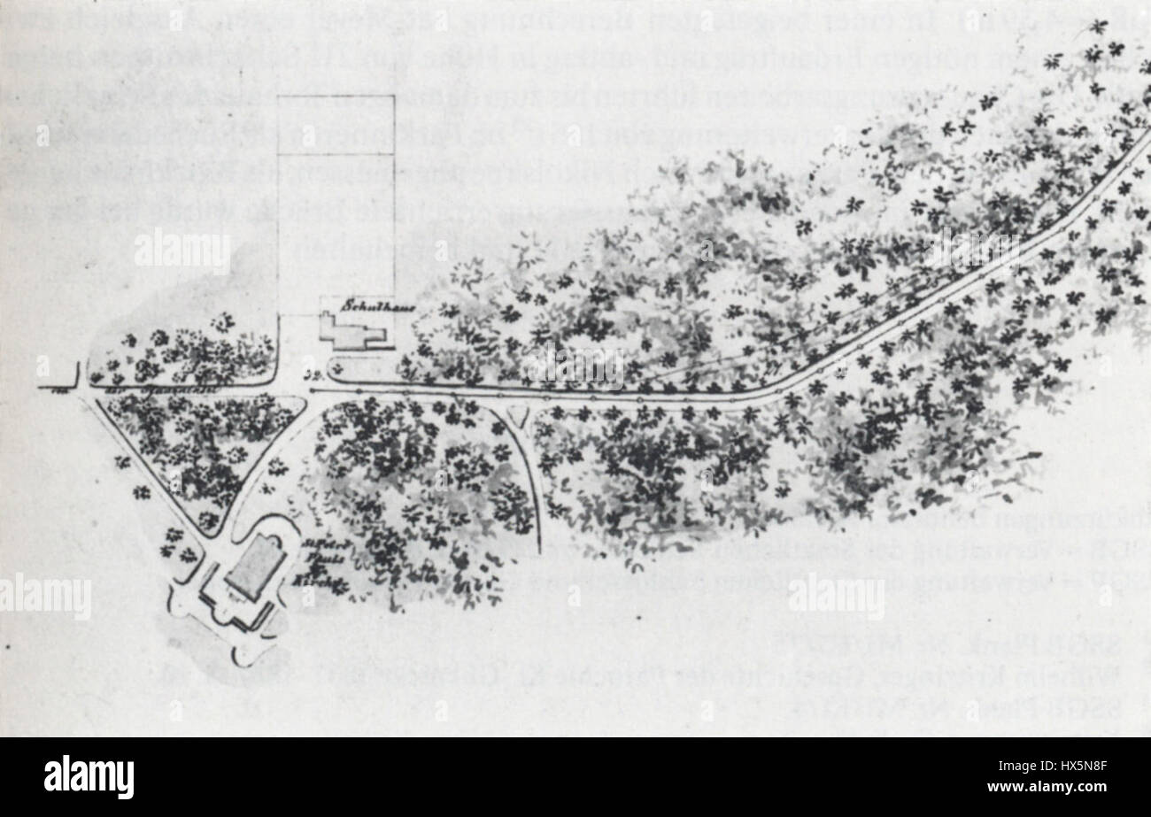 Nikolskoe Plan Nikolskoer Weg Gustav Meyer 1848 Stock Photo - Alamy