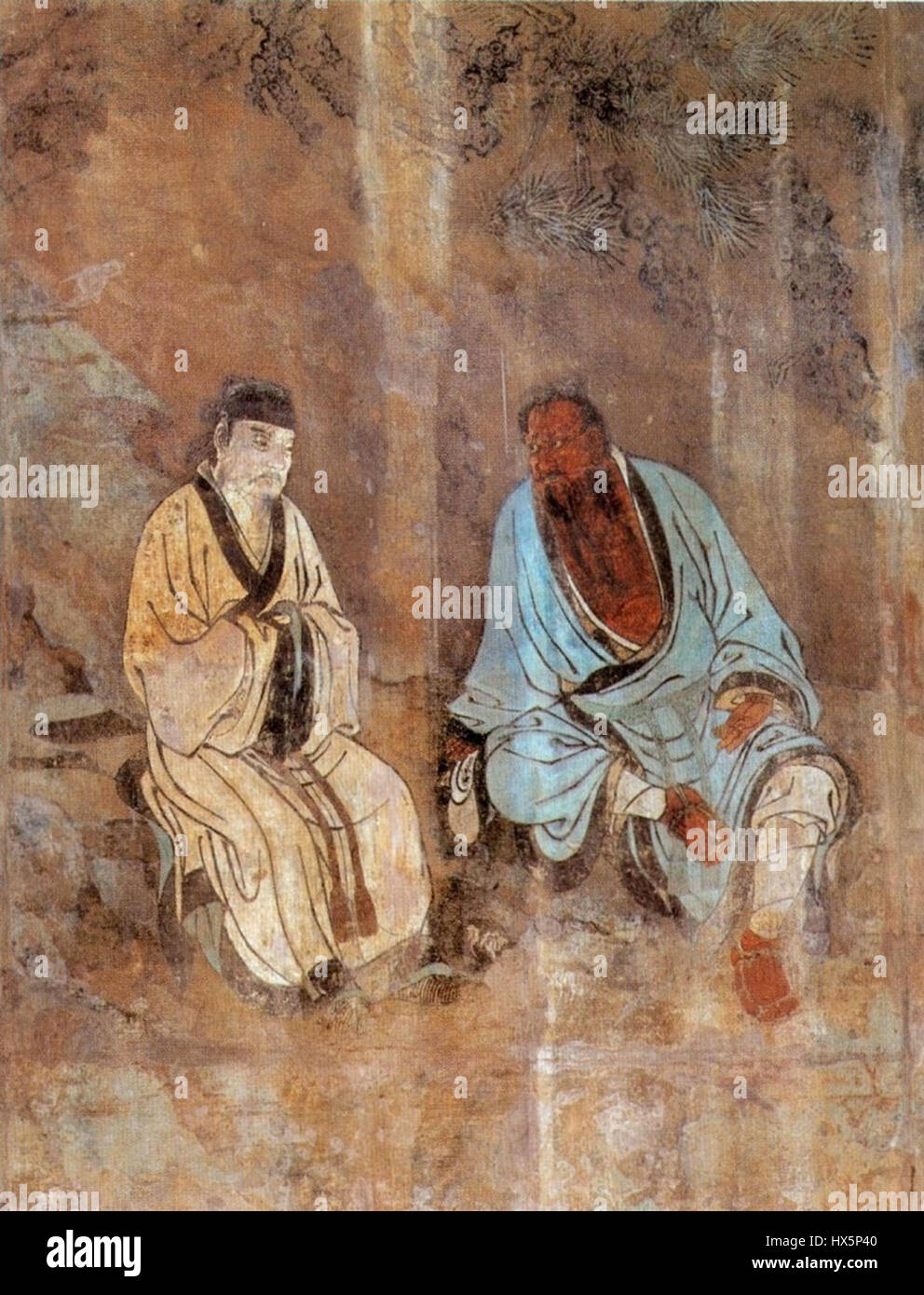 Zhu Haogu's atelier. Zhongli Quan Instructing Lu Dongbin. completed by ...