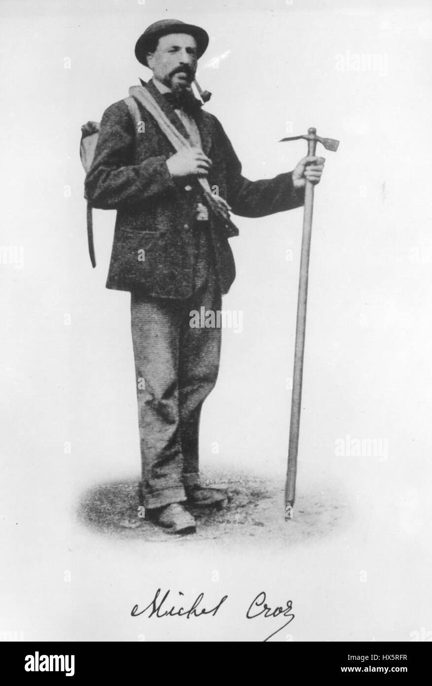Michel Auguste Croz Stock Photo - Alamy