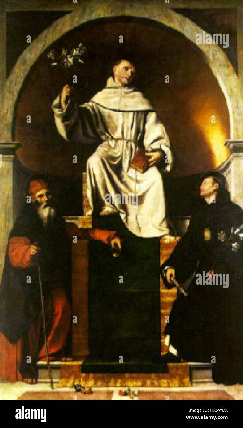 Moretto, sant'antonio da padova e santi Stock Photo - Alamy