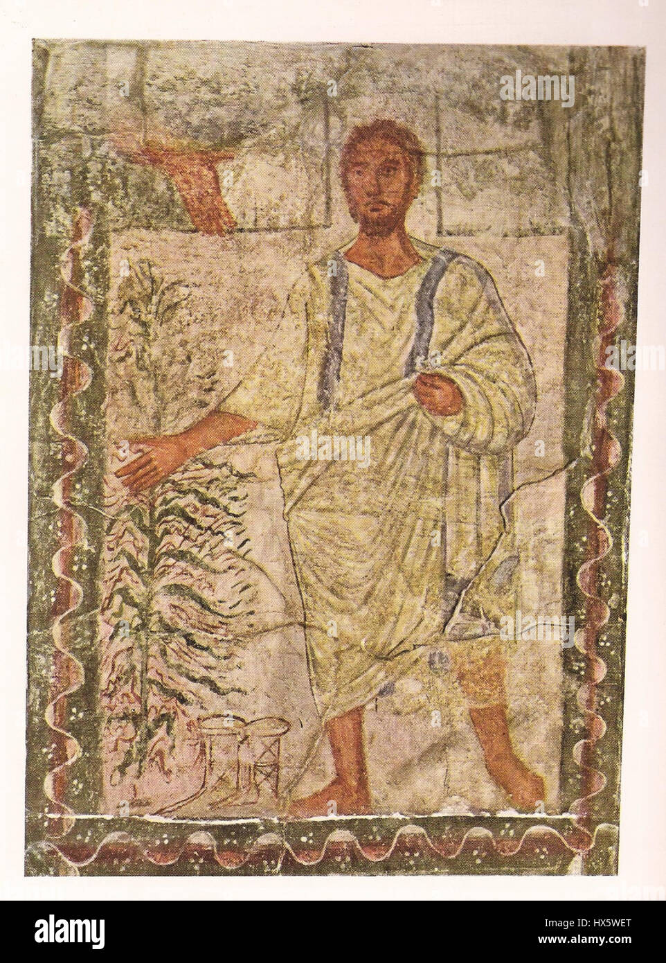 Moses and burning bush Stock Photo - Alamy