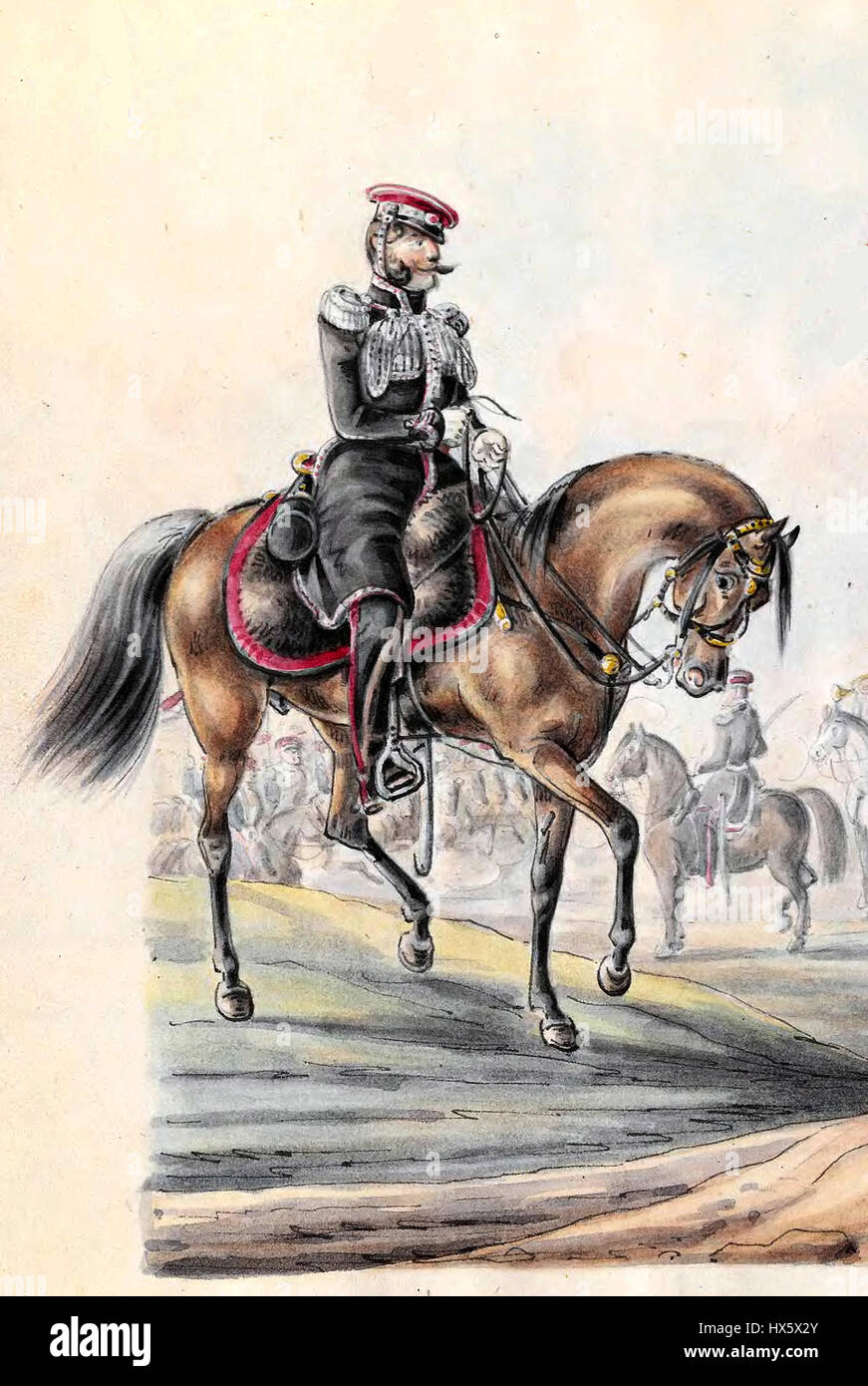 Officer of Lublin Cavalry of November Uprising Stock Photo - Alamy