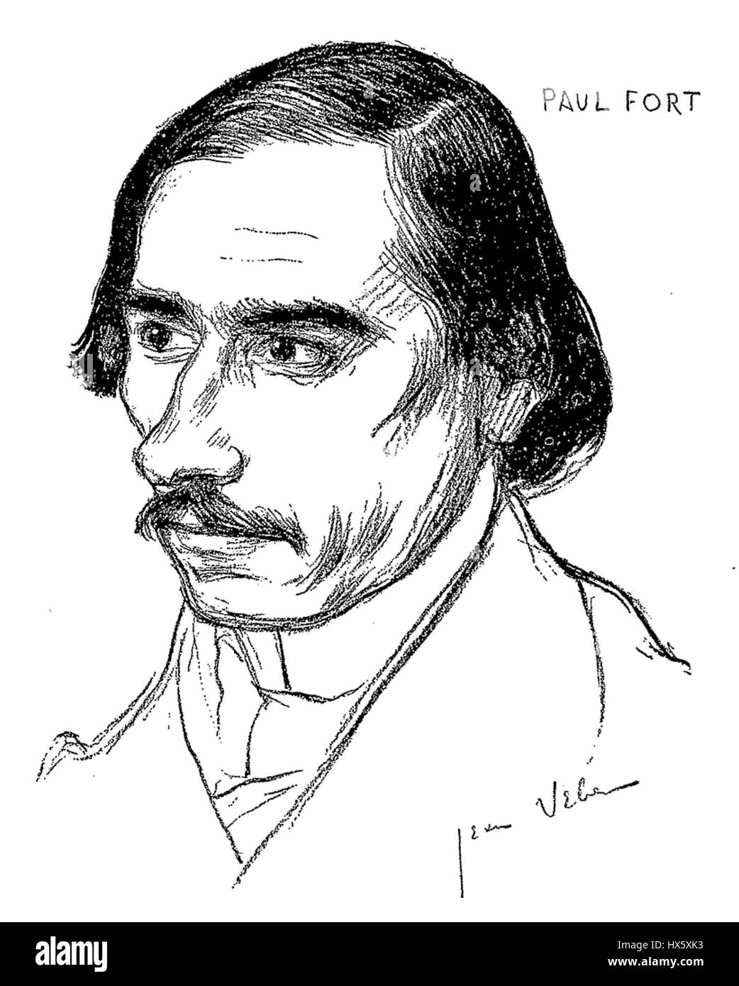 Paul Fort by Jean Veber Stock Photo - Alamy