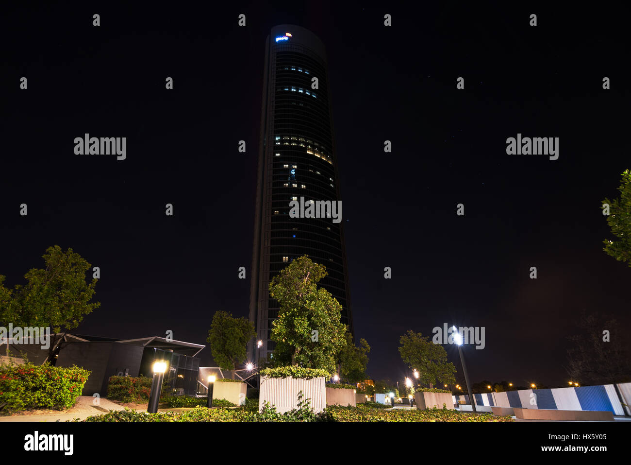 MADRID, SPAIN - MARCH 18: PricewaterhouseCoopers tower,PwC tower at ...