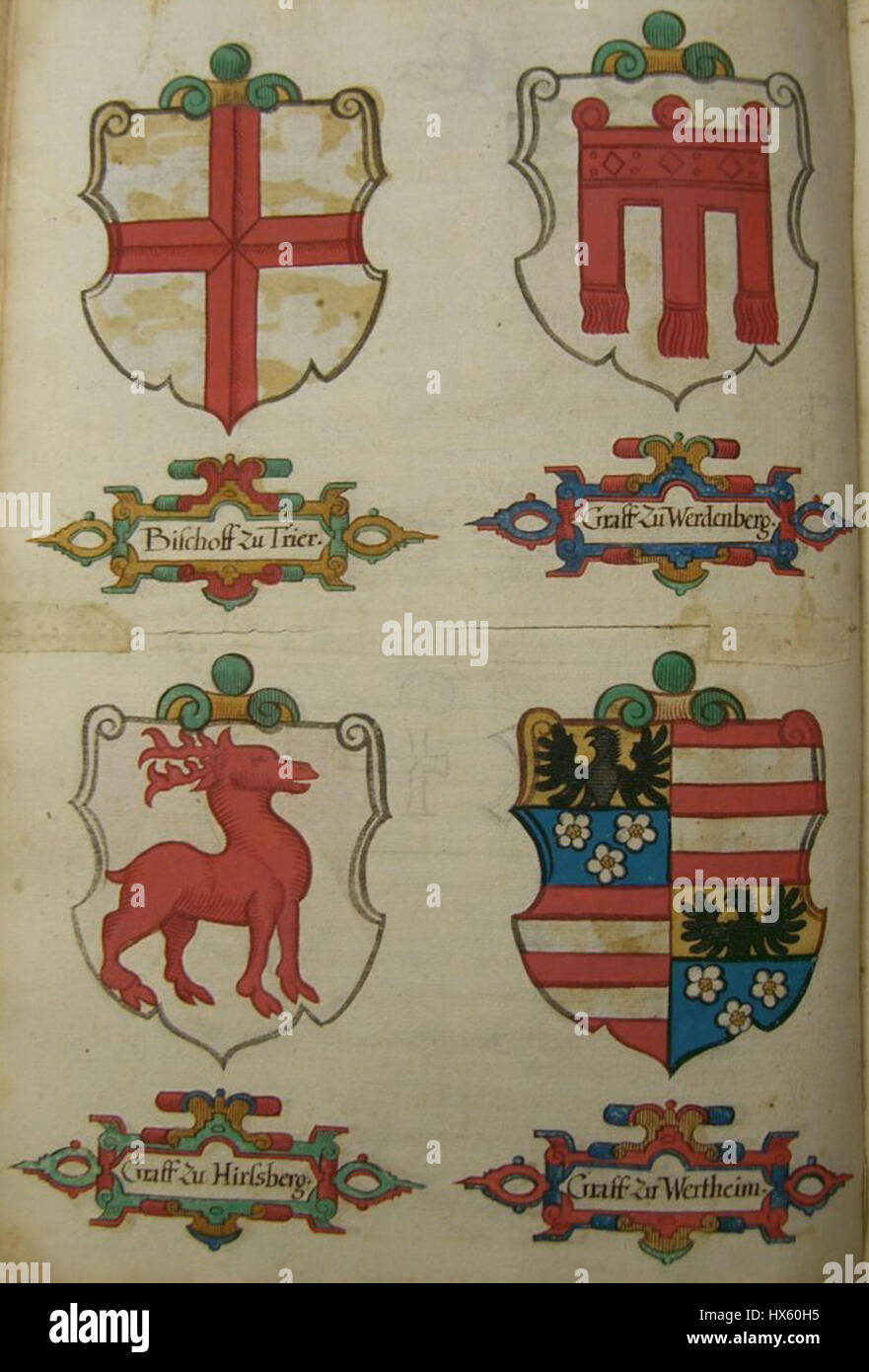 This manuscript, known as the Turnierbuch, is a 17th-century ...