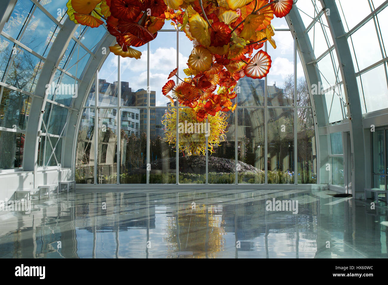 SEATTLE, WASHINGTON, USA - JAN 24th, 2017: Chihuly Garden and Glass ...