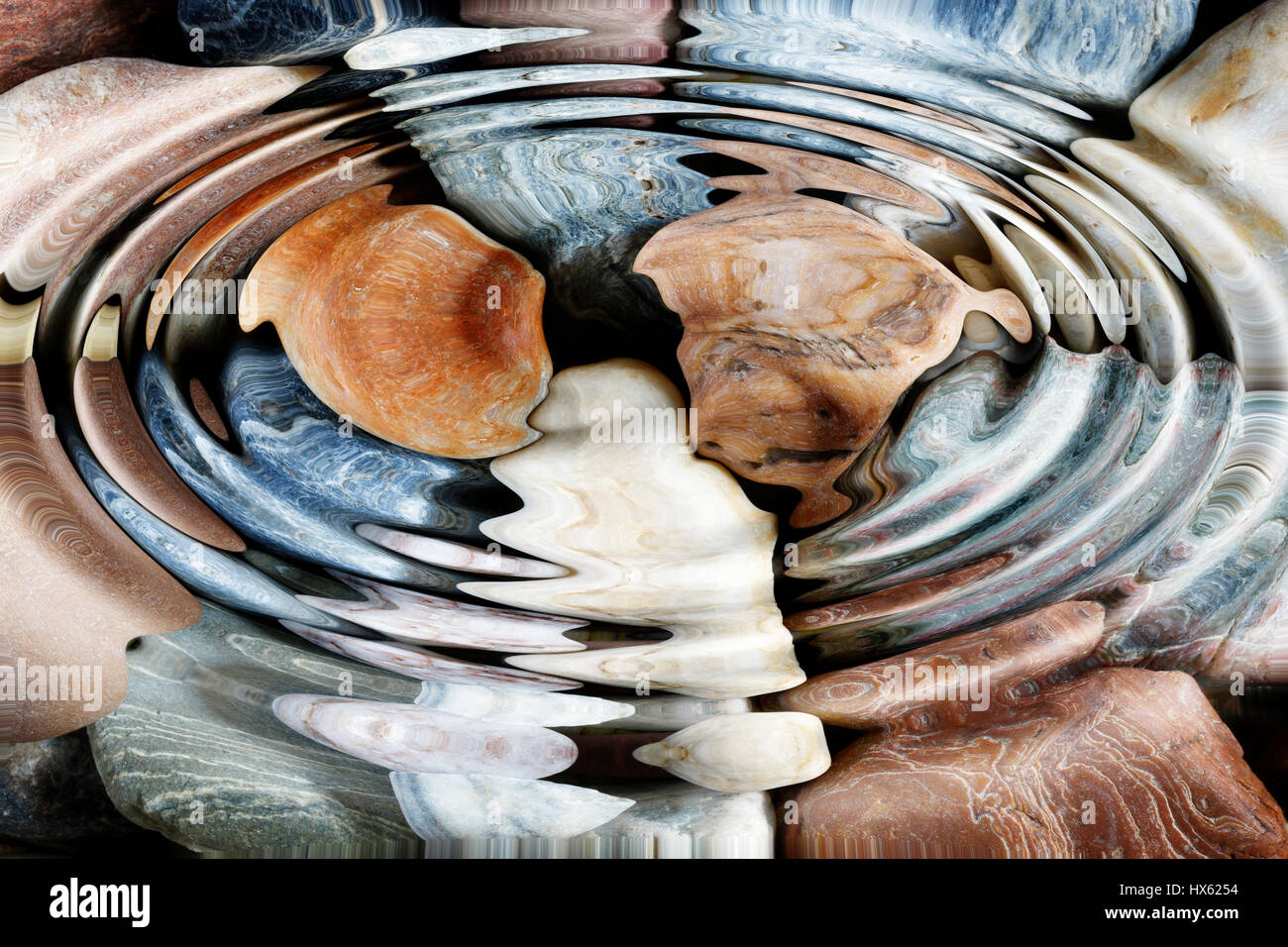 Pebble water ripples hi-res stock photography and images - Alamy