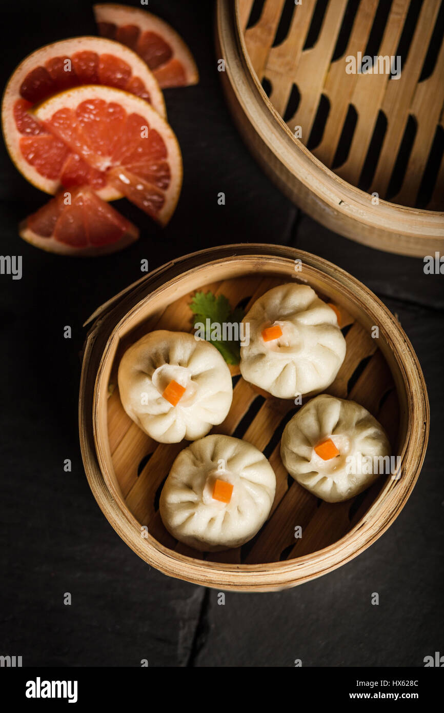 Dim Sum dumplings. Chinese traditional food Stock Photo - Alamy