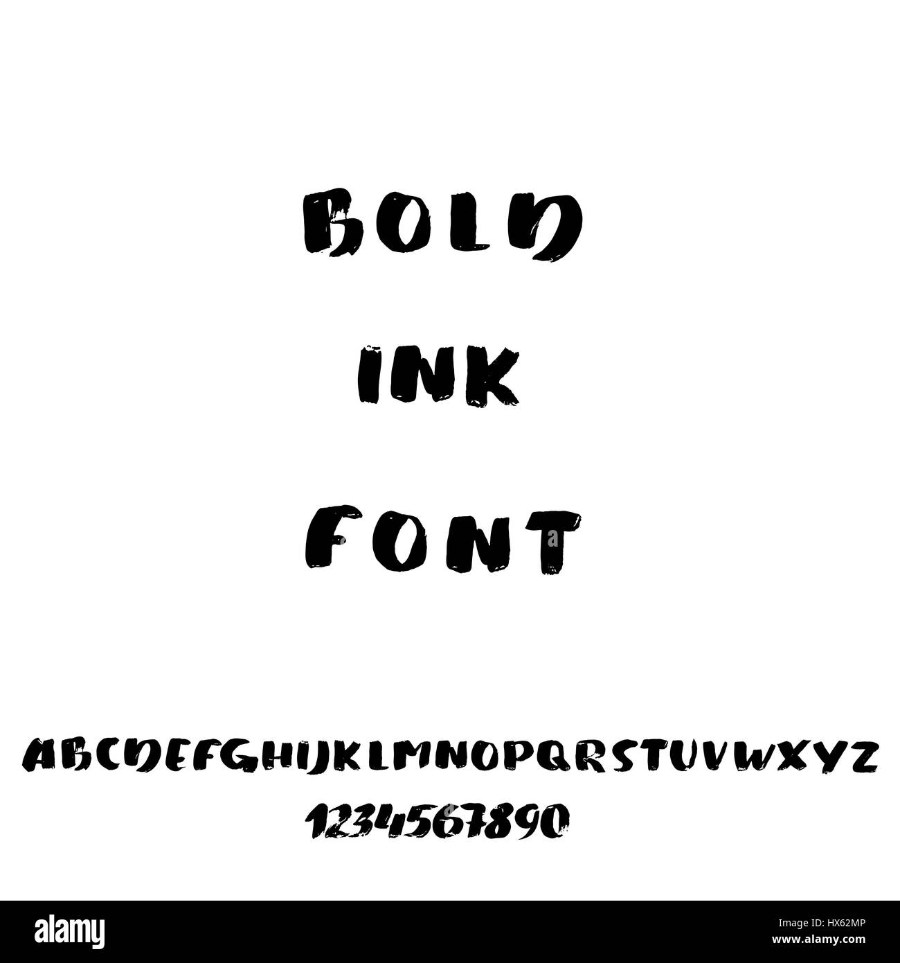Alphabet bold Stock Vector Images - Alamy