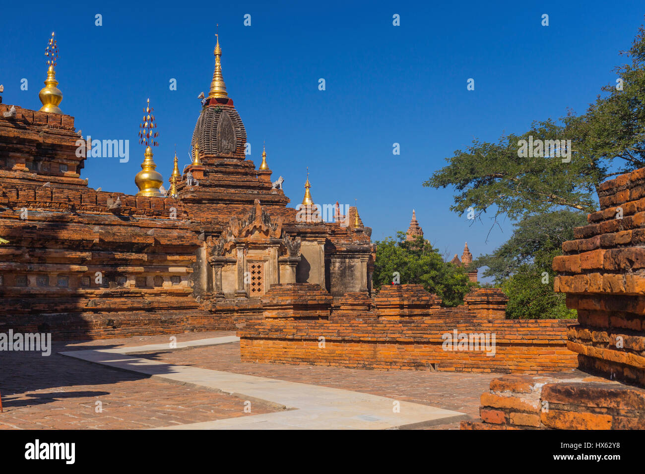 Bagan buddha tower at day , famous place in Myanmar/ Burma Stock Photo ...