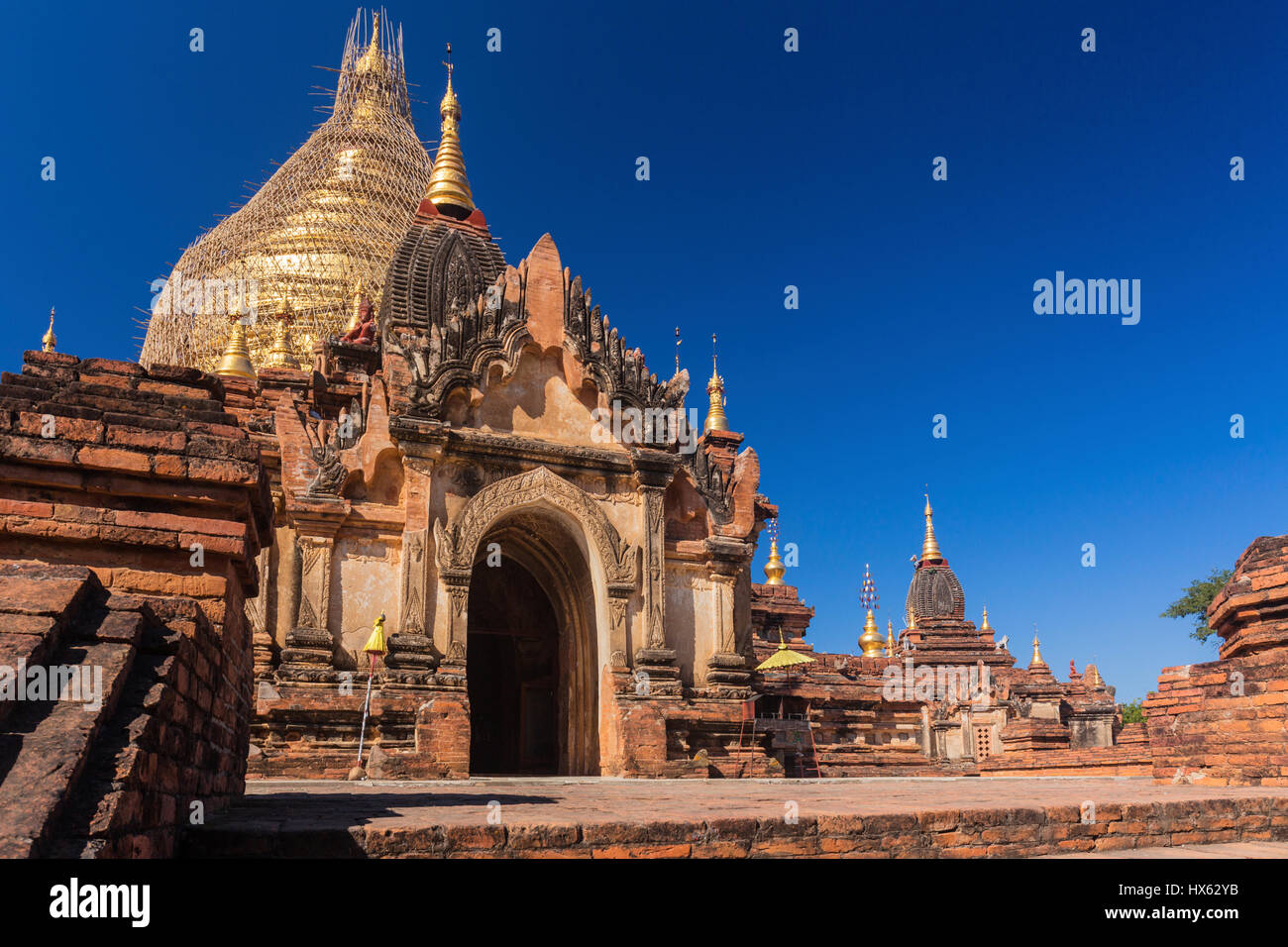 Bagan buddha tower at day , famous place in Myanmar/ Burma Stock Photo ...