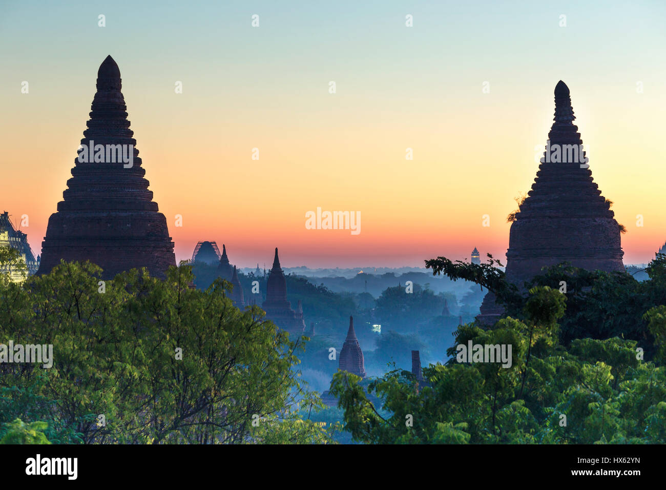 Bagan buddha tower at day , famous place in Myanmar/ Burma Stock Photo ...