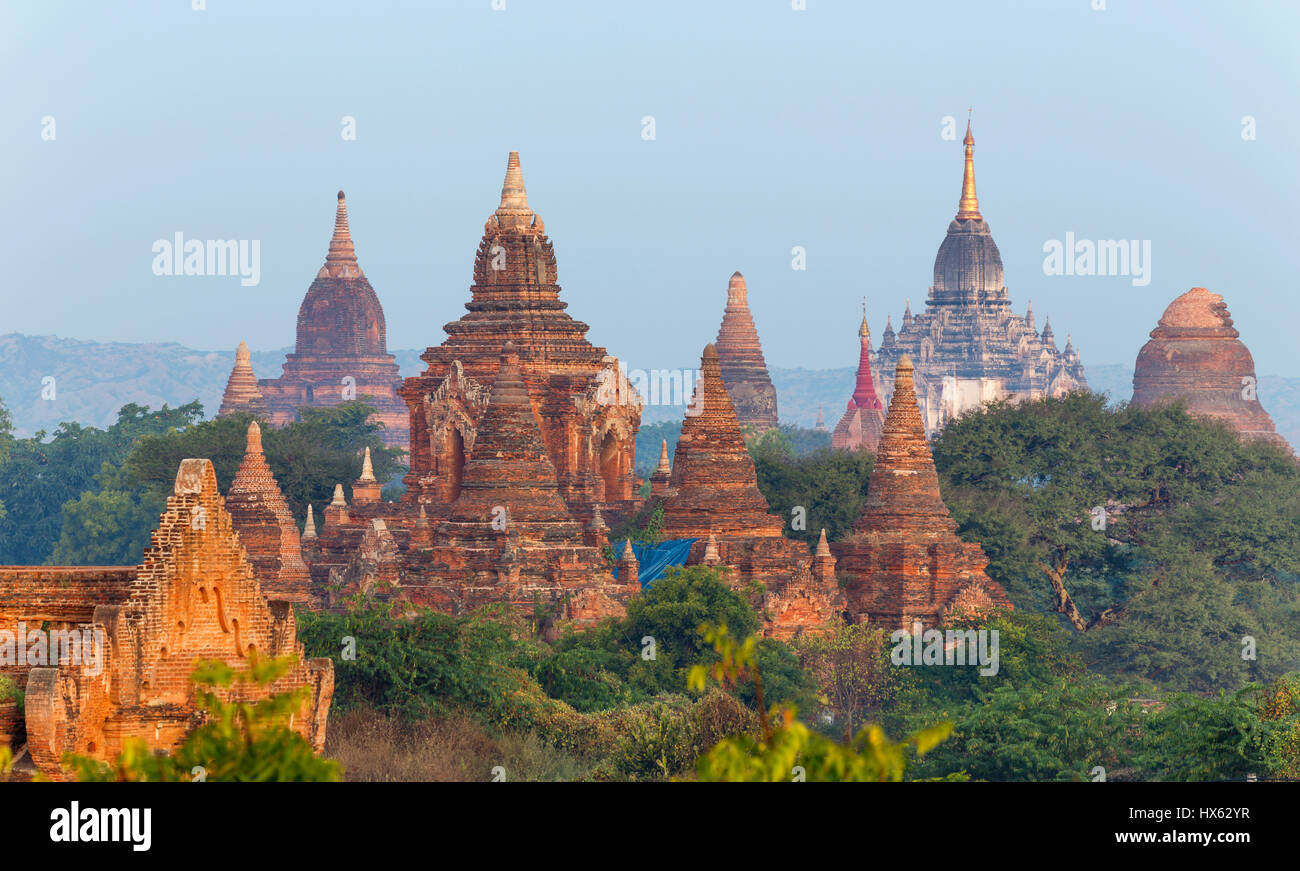 Bagan buddha tower at day , famous place in Myanmar/ Burma Stock Photo ...