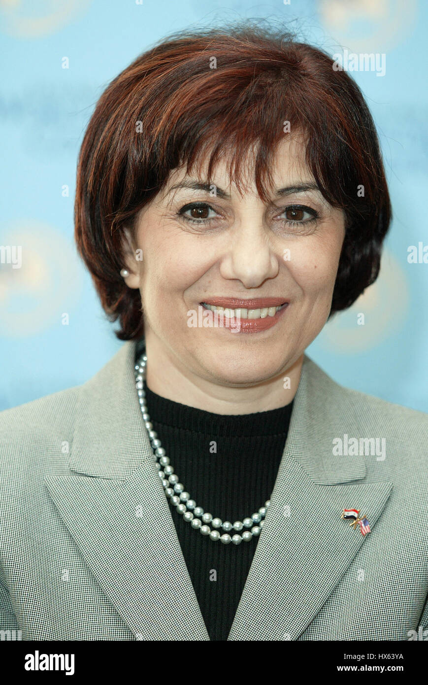 BUTHAINA SHAABAN MINISTER OF EXPATRIATES SYRIA 08 December 2003 OMNI ...