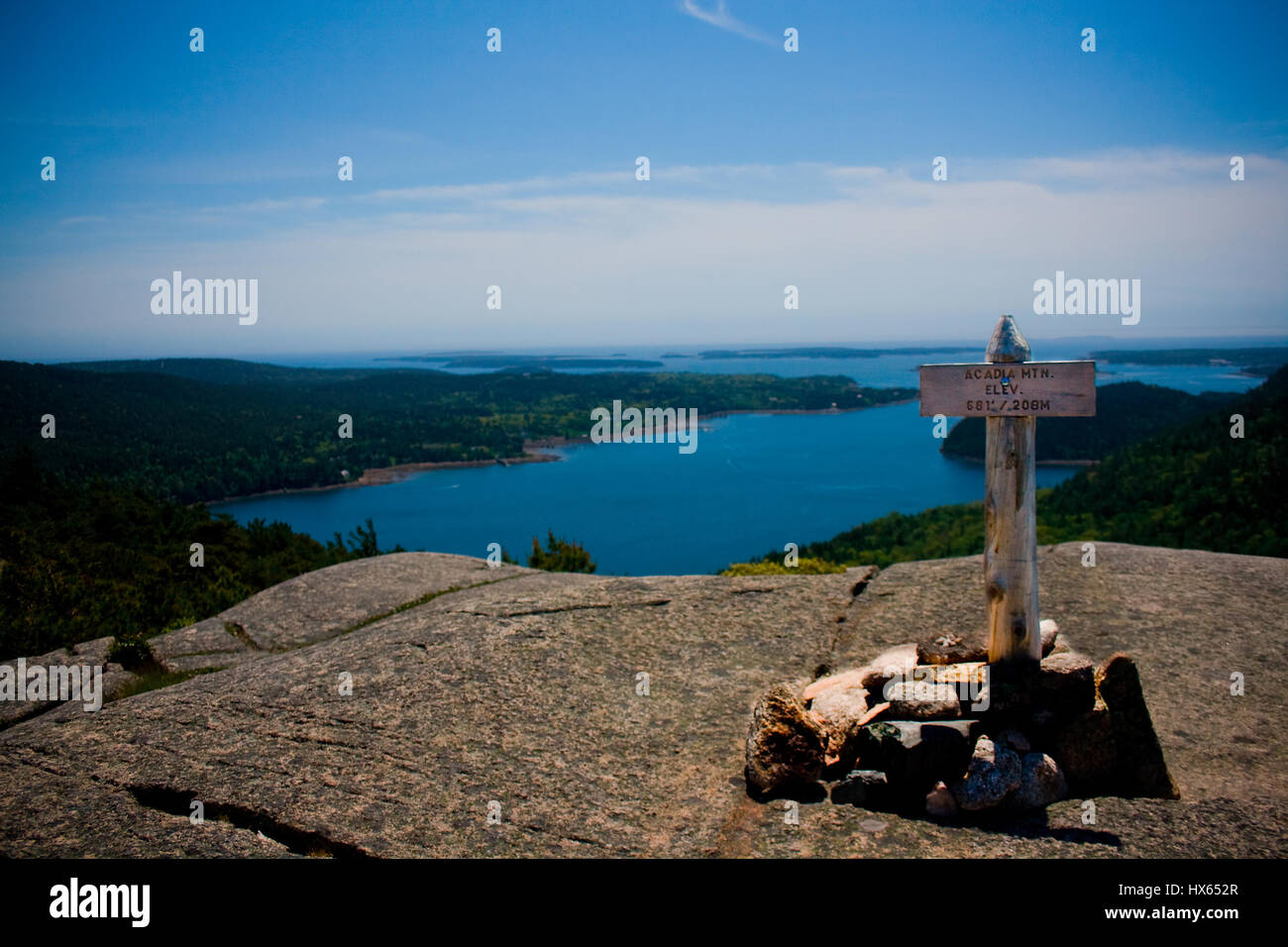 Acadia national park sign hi-res stock photography and images - Alamy