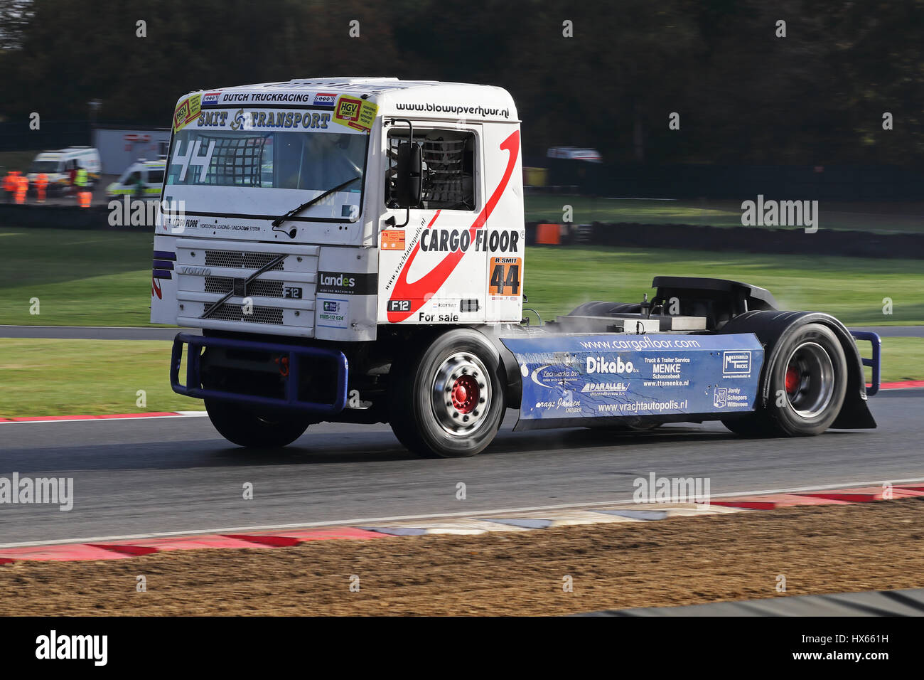 Rory Smit roaring around clearways corner at Brands Hatch motor racing ...