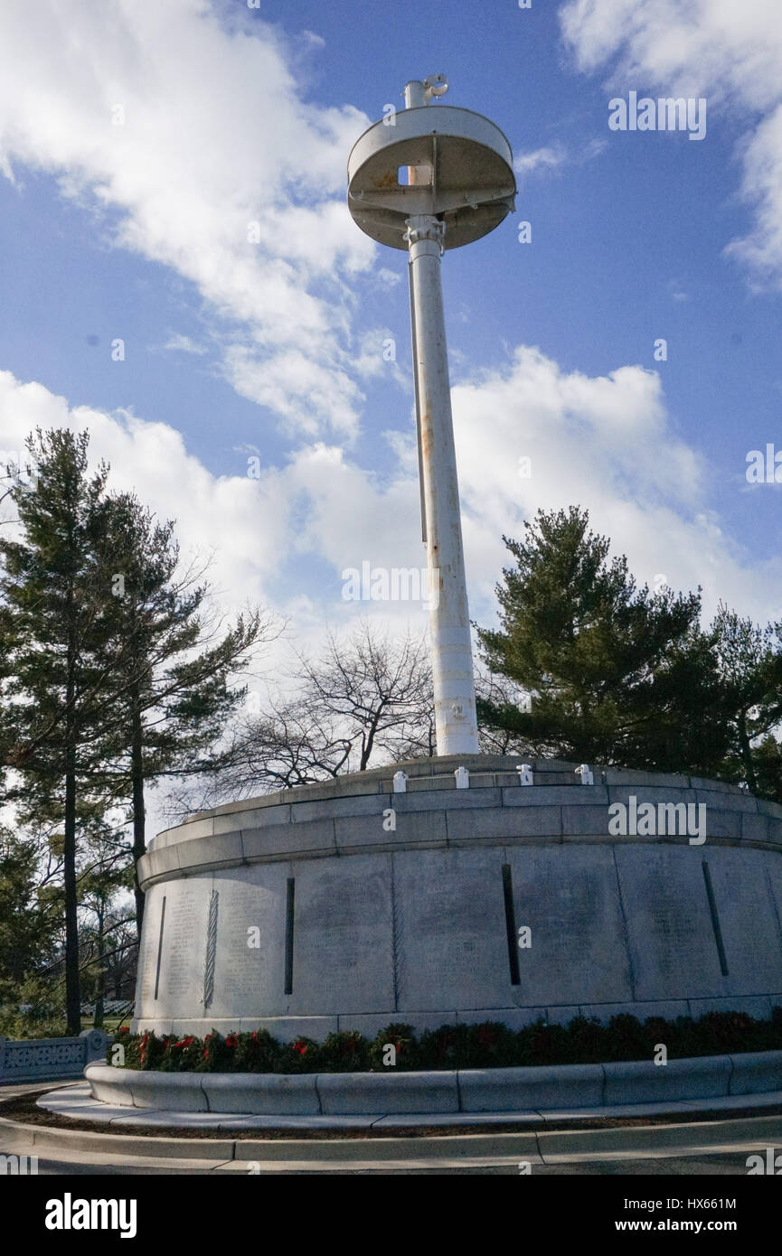 USS Maine Mast Memorial,Arlington National Cemetery, Virginia, USA ...