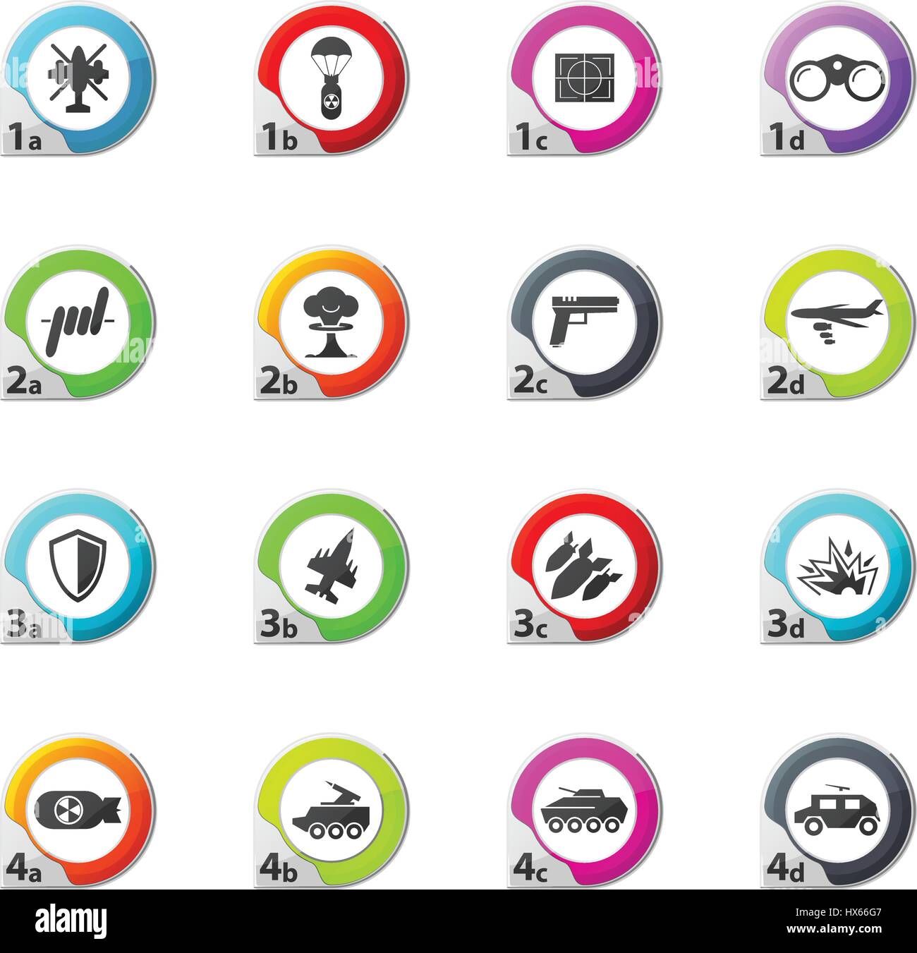 war web icons for user interface design Stock Vector Image & Art - Alamy