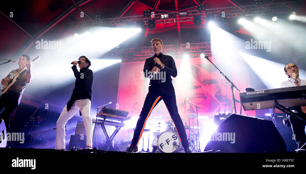 BENICASSIM, SPAIN - JUL 19: Franz Ferdinand and Sparks, band also known ...