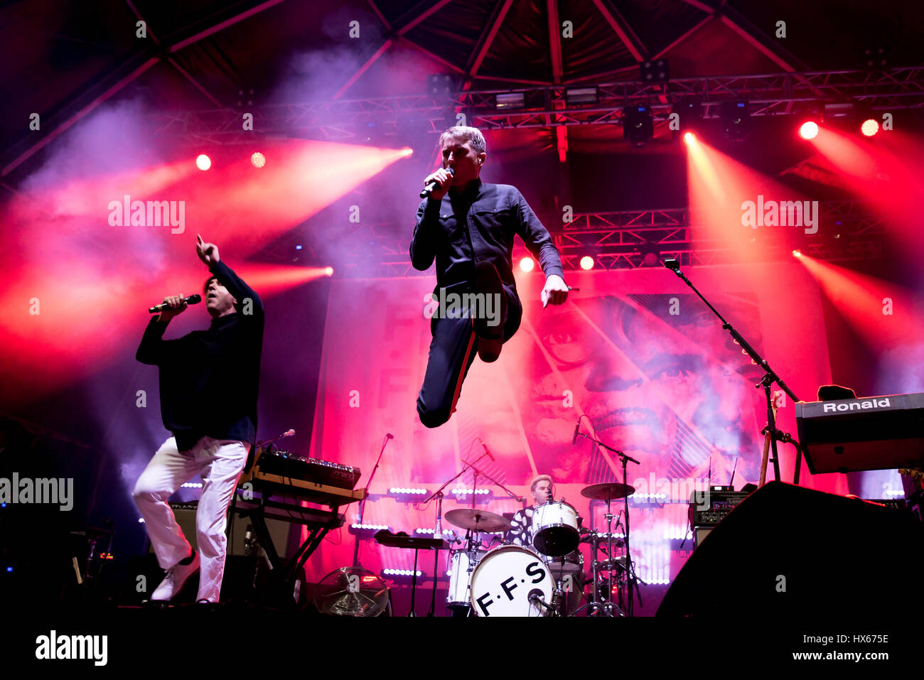BENICASSIM, SPAIN - JUL 19: Franz Ferdinand and Sparks, band also known ...