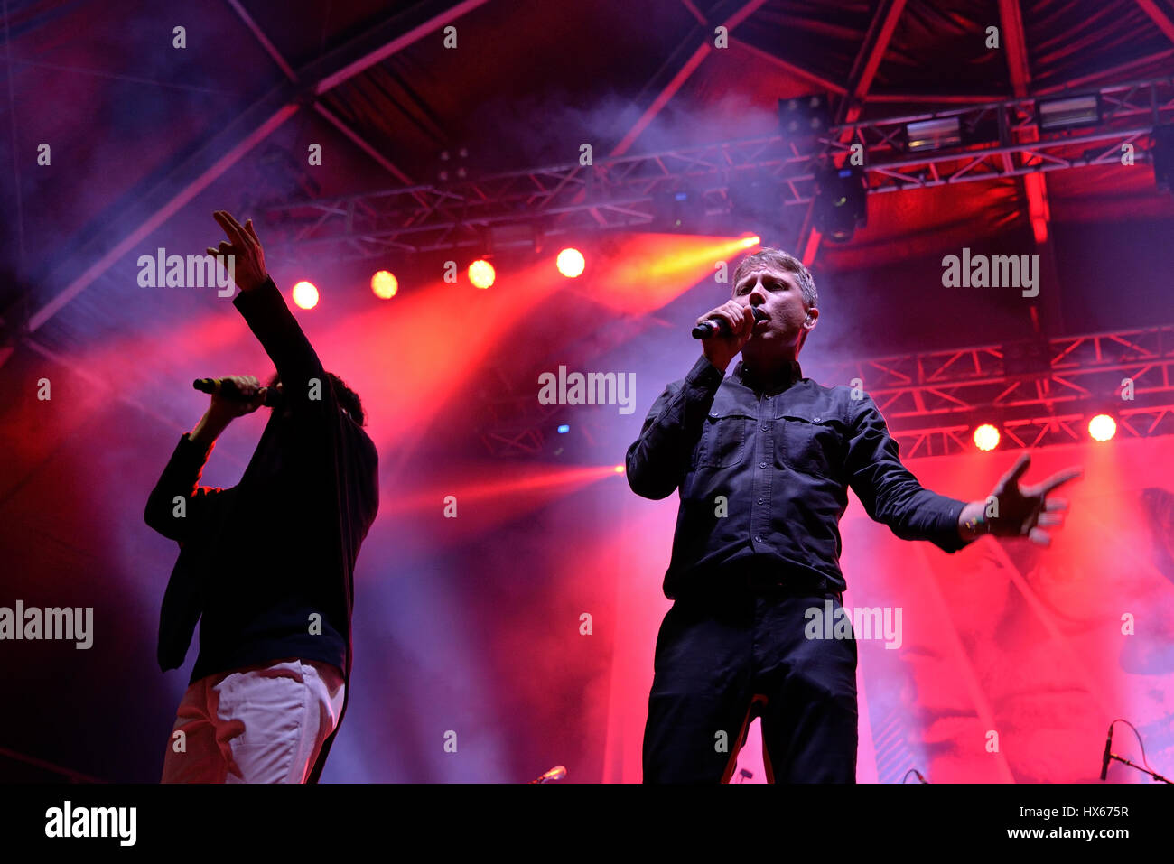 BENICASSIM, SPAIN - JUL 19: Franz Ferdinand and Sparks, band also known ...