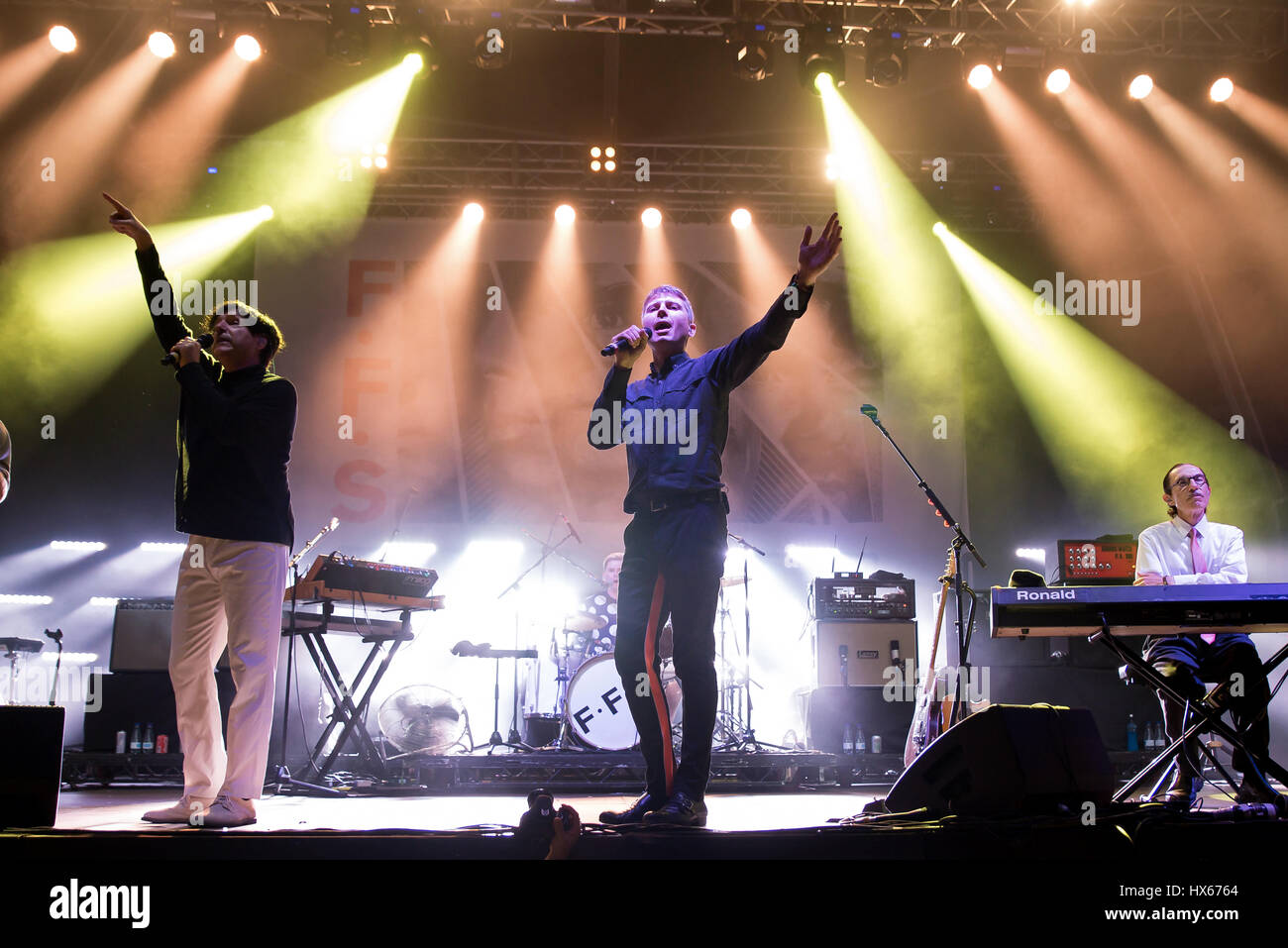 BENICASSIM, SPAIN - JUL 19: Franz Ferdinand and Sparks, band also known ...