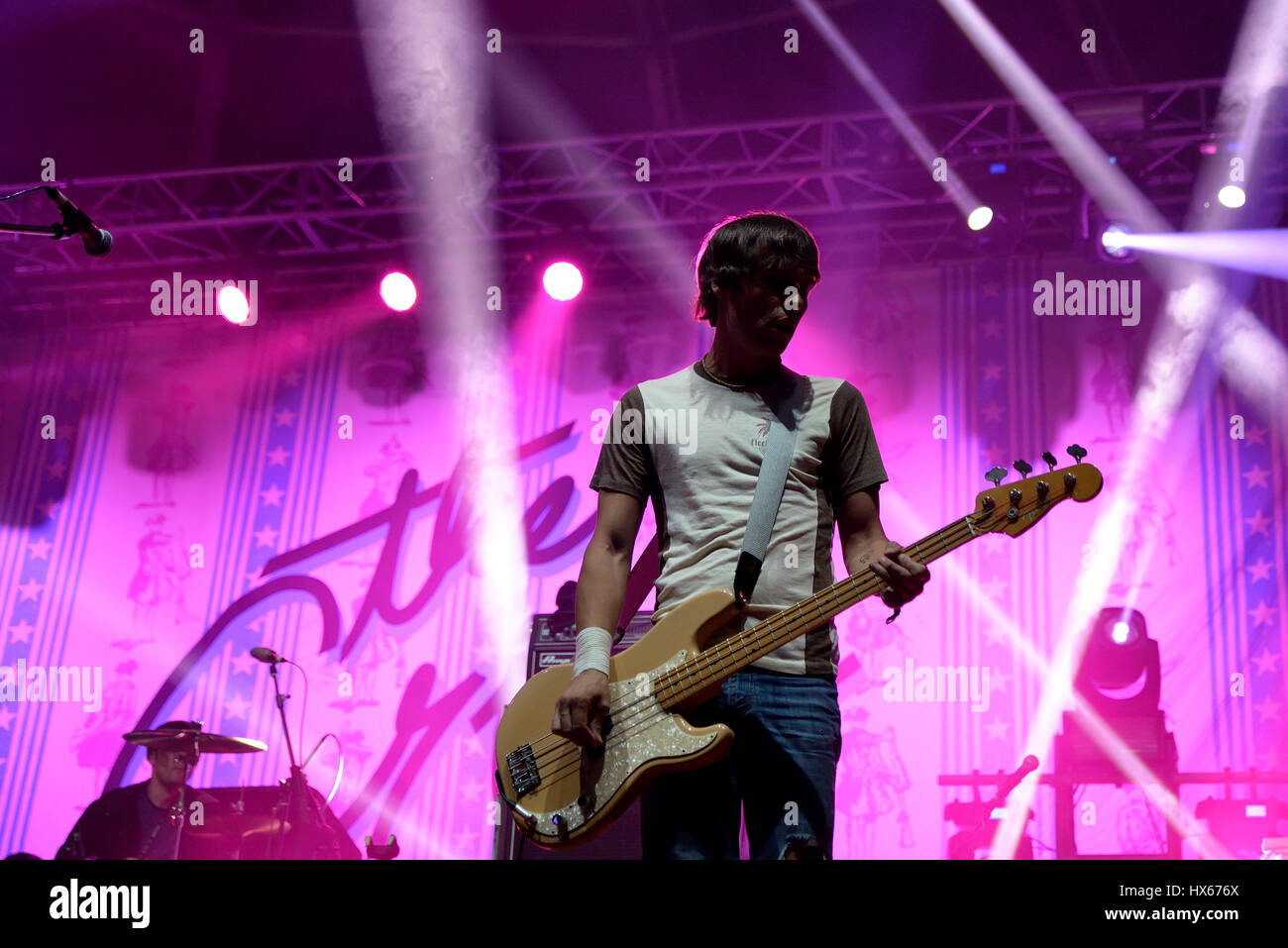 BENICASSIM, SPAIN - JUL 19: The Cribs (band) in concert at FIB Festival ...