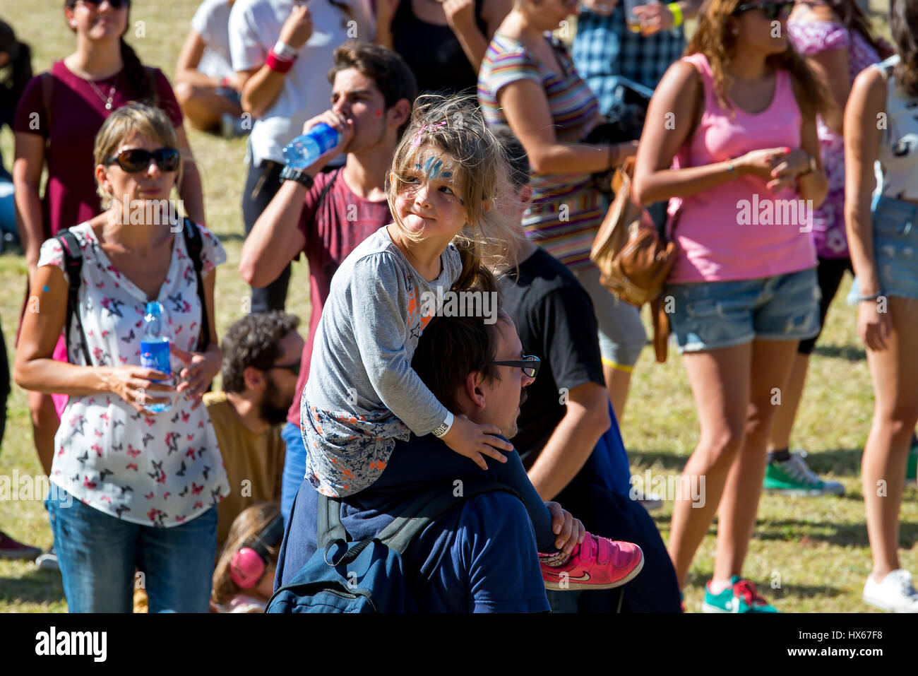 MADRID - SEP 12: Crowd in a concert at Dcode Festival on September 12 ...