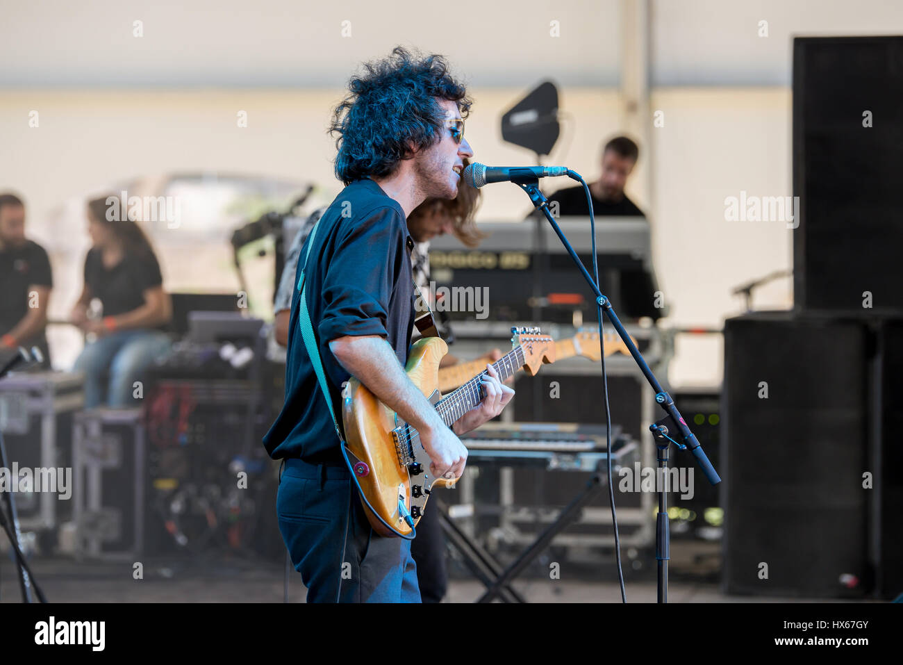 MADRID - SEP 12: Polock (band) in concert at Dcode Festival on ...