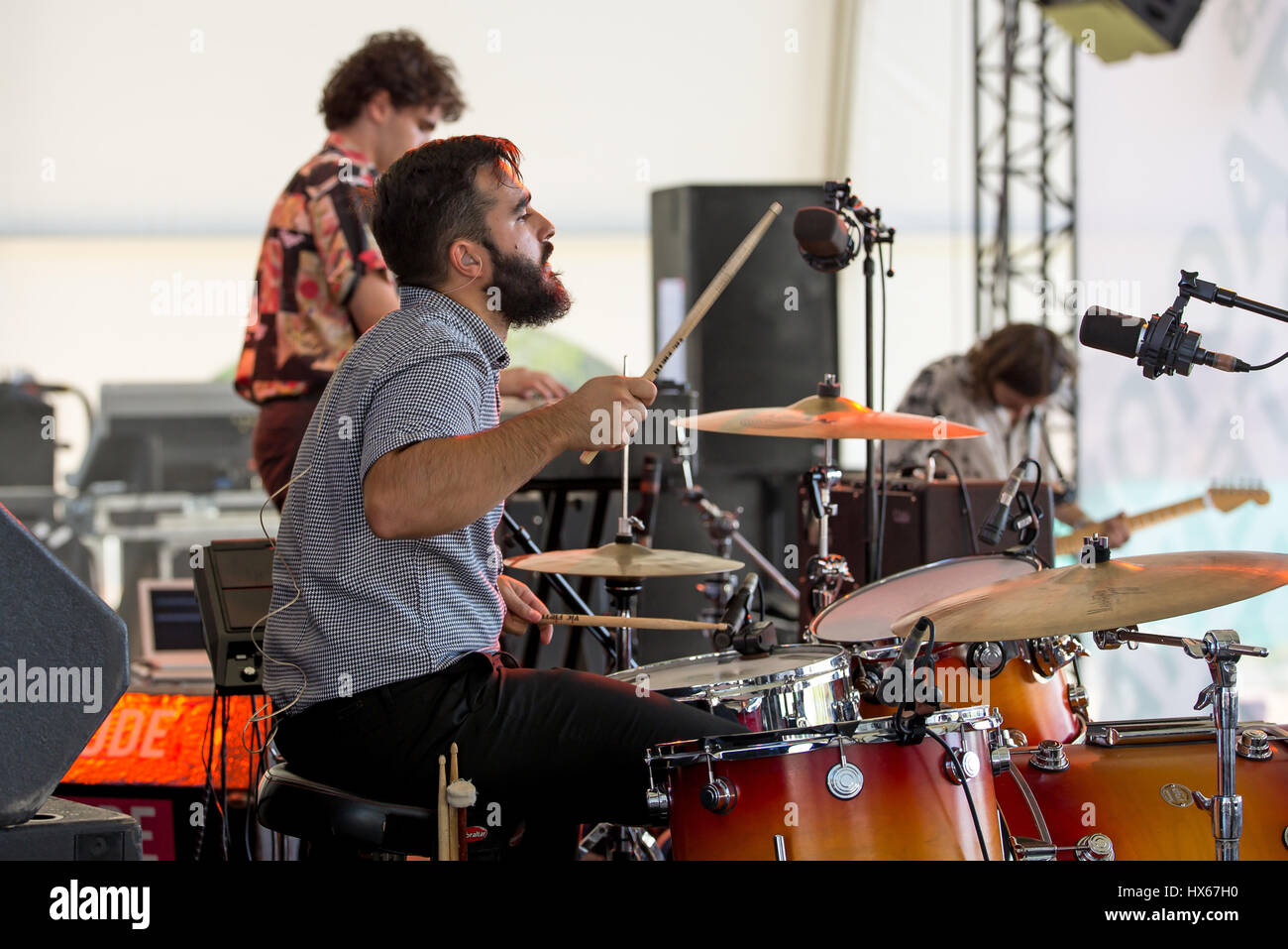 MADRID - SEP 12: Polock (band) in concert at Dcode Festival on ...
