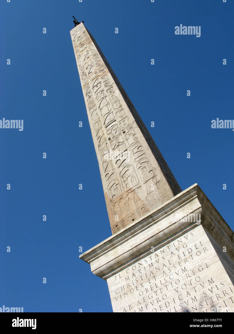The egyptian obelisk in Piazza San Giovanni in Laterano, Rome, Italy in ...
