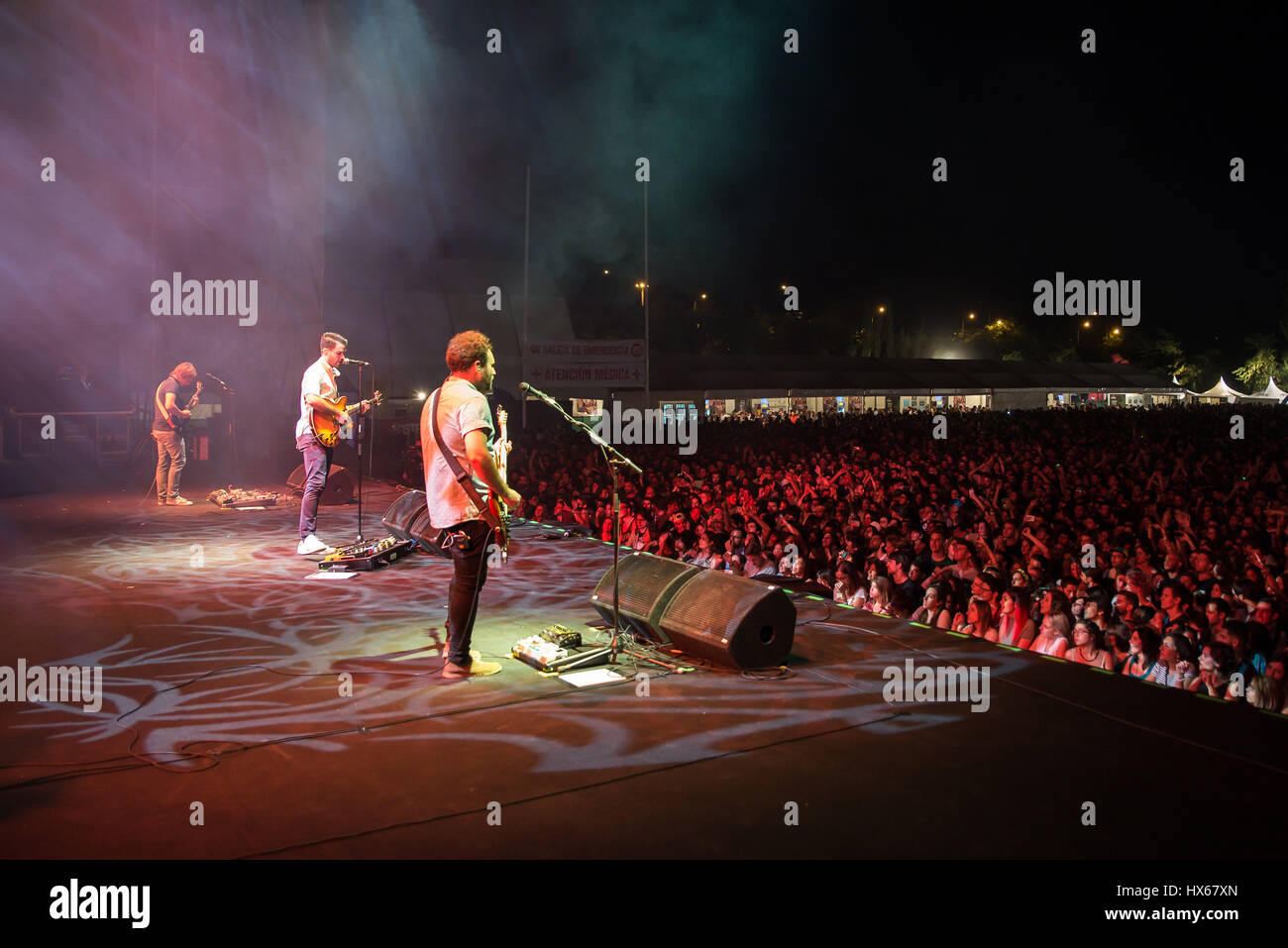 MADRID - SEP 12: Supersubmarina (band) in concert at Dcode Festival on ...